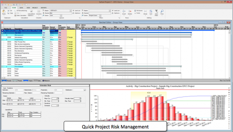 Safran Project Risk Pkg Software | Blue Topaz Enterprises, Inc.